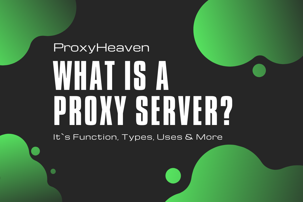 What Is A Proxy Server It`s Function Types Uses And More Proxyheaven